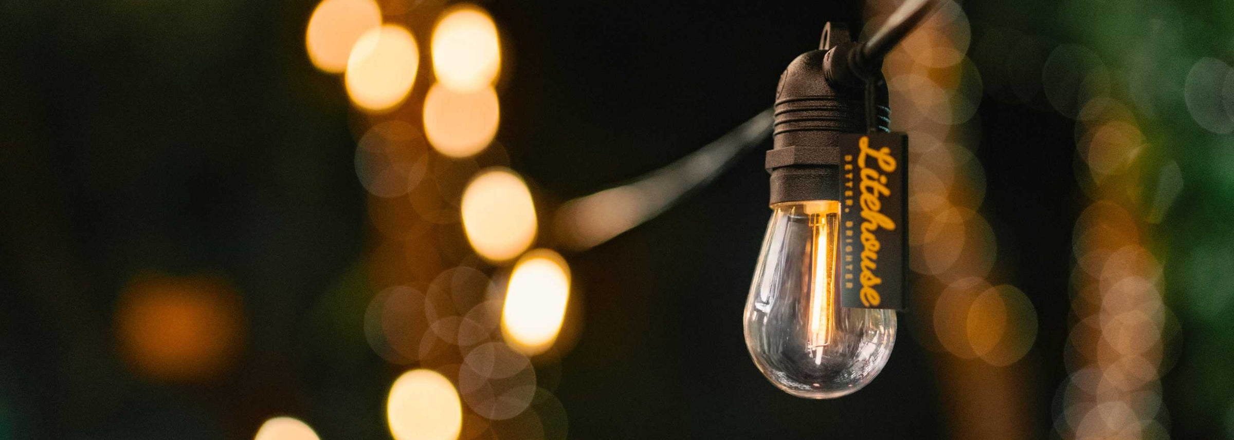 Premium Outdoor Bulb String Lights | Magical Ambience