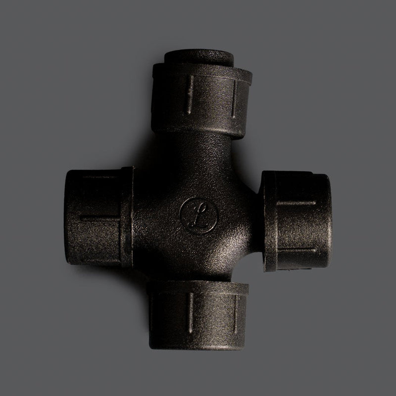 4-Way Connector for Plug-In Festoon Bulb String Lights - 220-240V