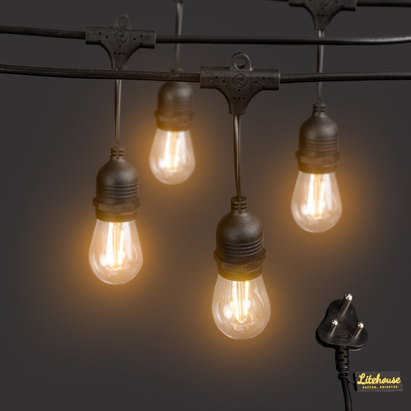 Premium Outdoor Bulb String Lights | Magical Ambience