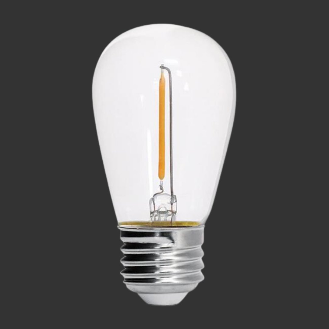 Solar Festoon Replacement Bulb - Traditional LED Bulb (S14, E27, 5V)