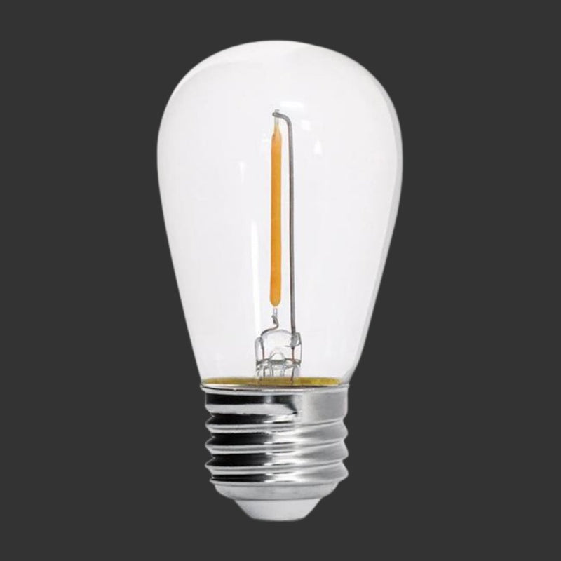 Solar Festoon Replacement Bulb - Traditional LED Bulb (S14, E27, 5V)