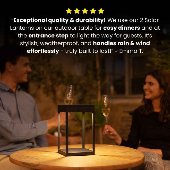Outdoor Solar Lantern with Touch Control - Litehouse Lighting
