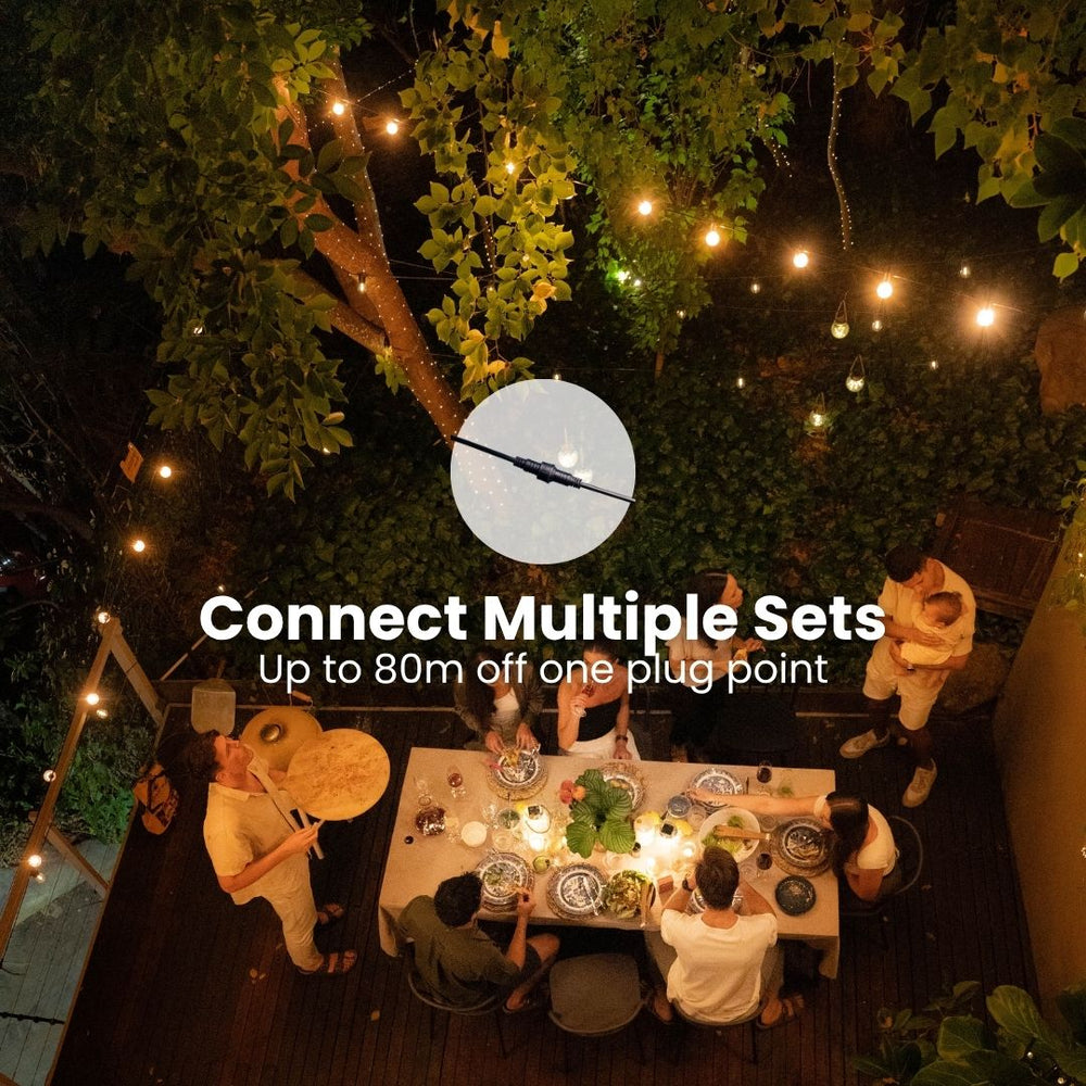 Litehouse Plug-In Mini Bulb String Lights - 2-Year Warranty